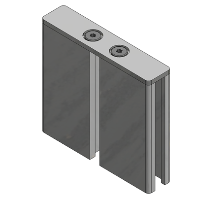 T-Slotted Aluminum Extrusion End Caps. Machine Guard Extrusion Covers