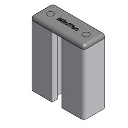 T-Slotted Aluminum Extrusion End Caps. Machine Guard Extrusion Covers