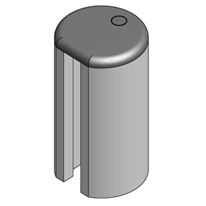 T-Slotted Aluminum Extrusion End Caps. Machine Guard Extrusion Covers
